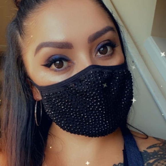 Accessories | Swarovski Bling Fashion Face Mask W Filter | Poshmark